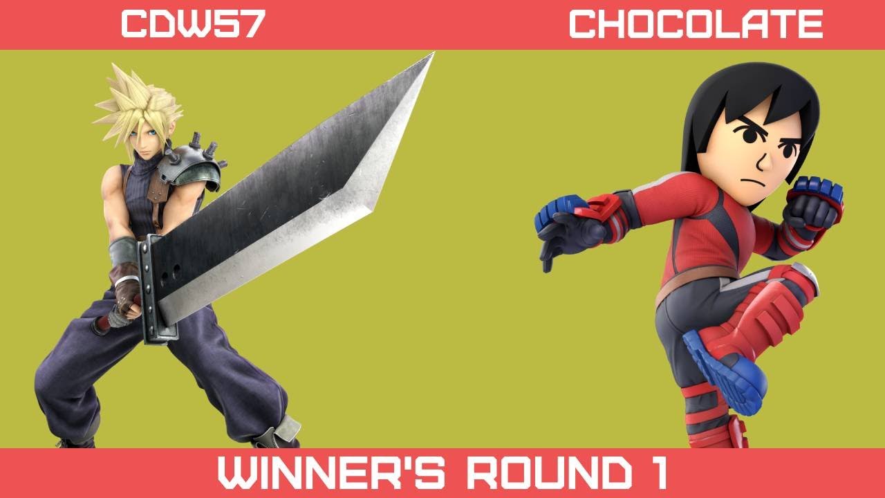 CDW57 (Cloud) vs Chocolate (Mii Brawler) - Flashback Fightclub [202 ...