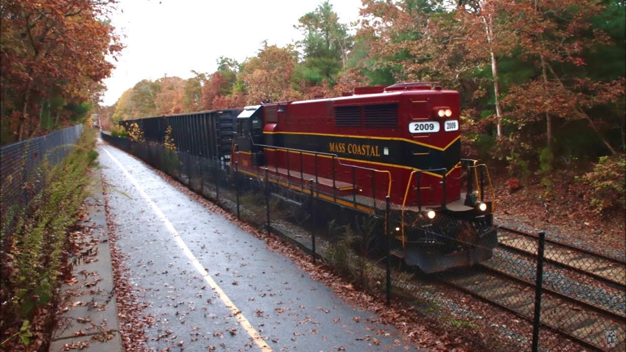 Mass Coastal on the Falmouth Rail Line - 11/7/2023 - YouTube