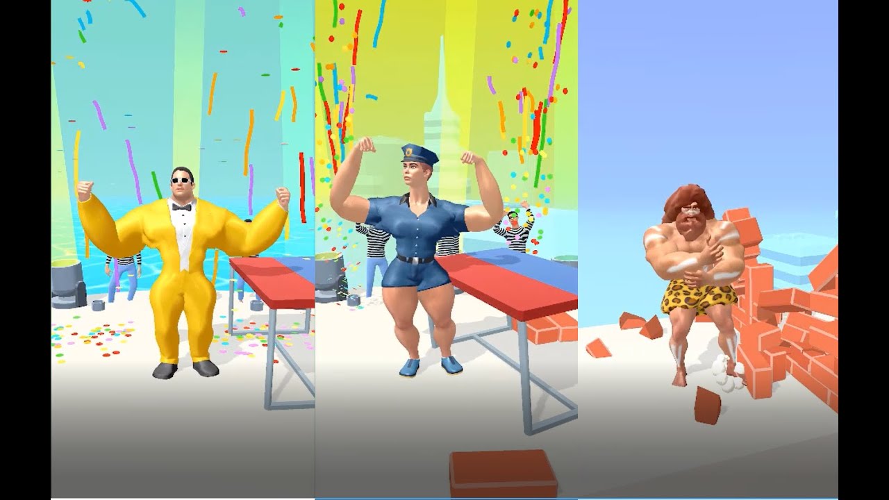 Muscle Rush Big Boss, Police, Aboriginal pitted | Cream Android iOS ...