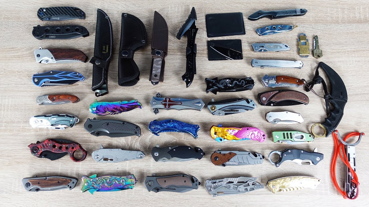 Ich zeige euch meine Messer Sammlung! - Johnny Hand 2019 - YouTube