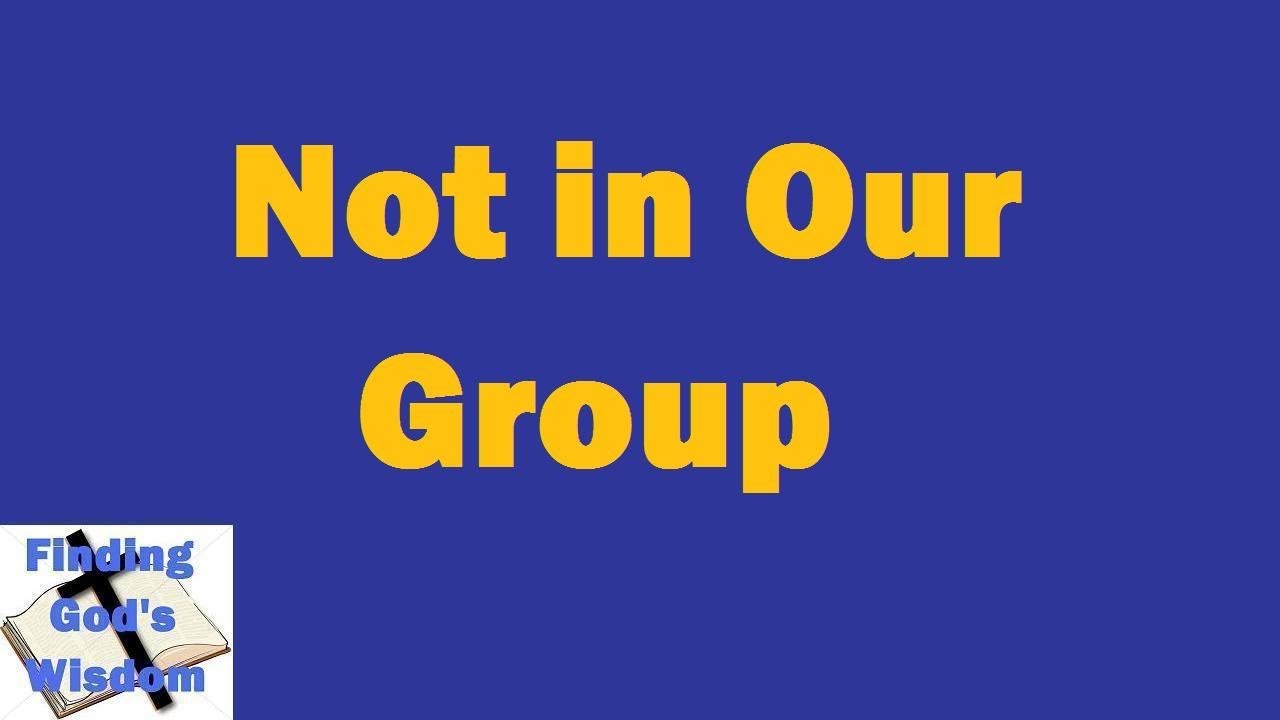The Bible Luke 9 49 50 Not In Our Group YouTube The Bible Luke 9 49 50 Not In Our Group YouTube