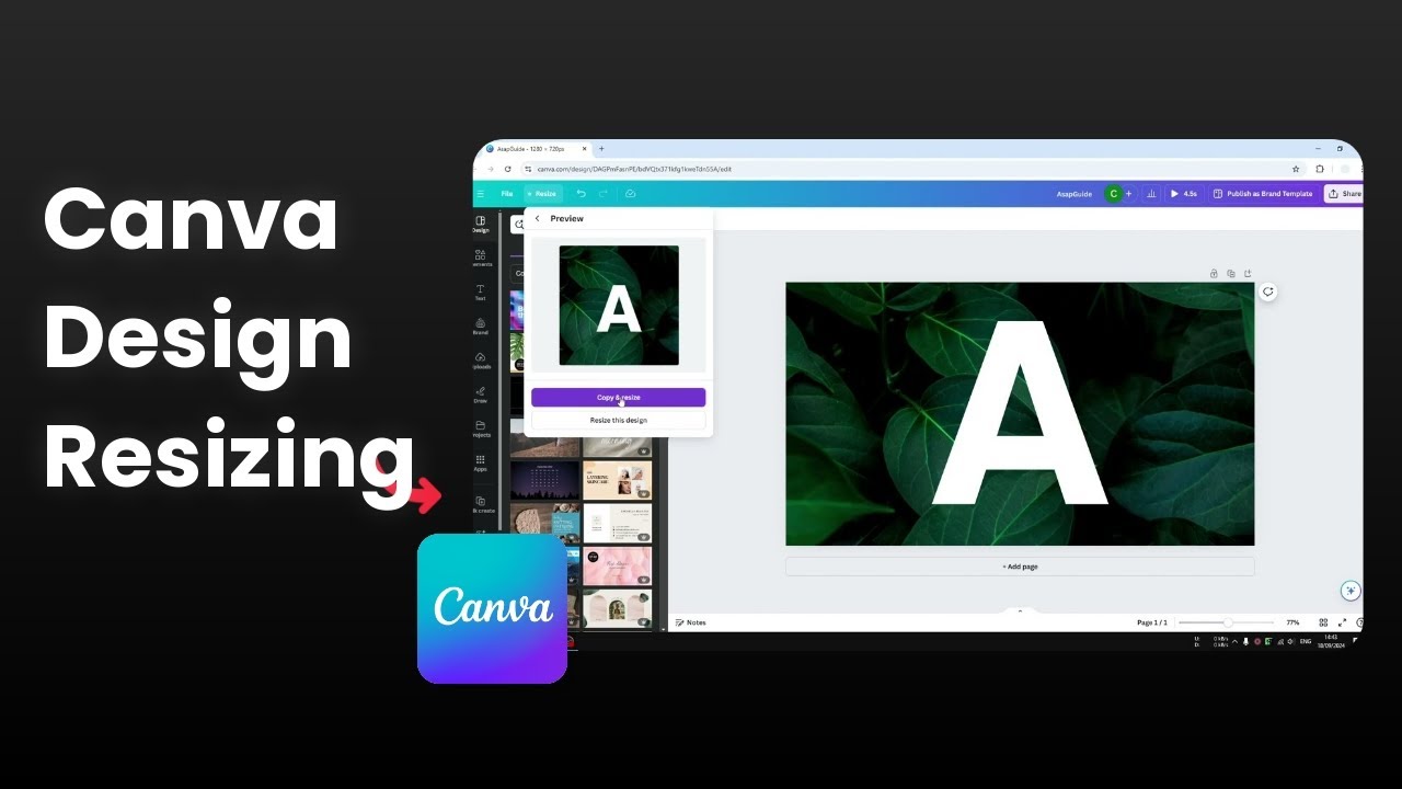 How to Resize Design in Canva - YouTube