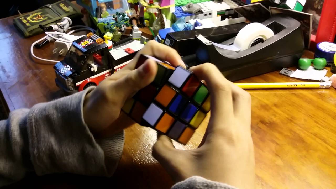 How to solve 1 color in a rubix's cube - YouTube