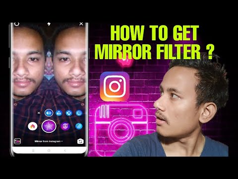 How to get mirror filter on Instagram 2020 - YouTube