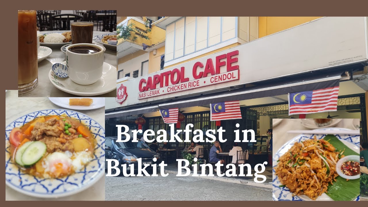 Malaysia Vlog ~ Let's have breakfast! | Capitol Cafe | Bukit Bintang ...