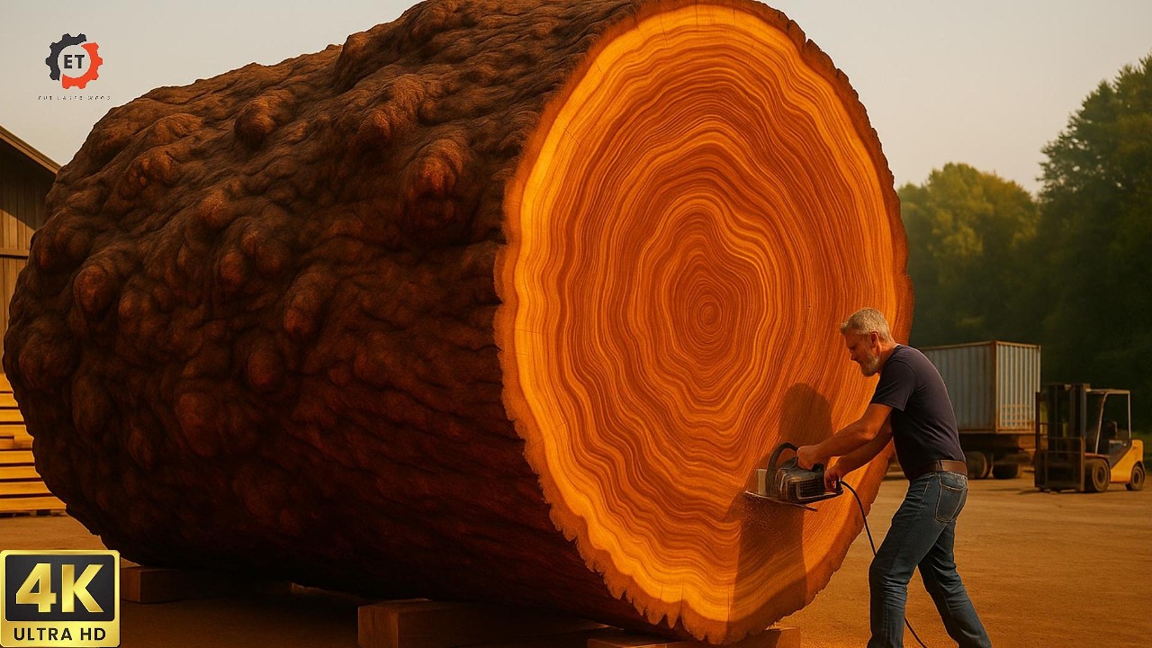 Extreme Woodworking: Crafting Huge Tables Worth Thousands from Massive ...