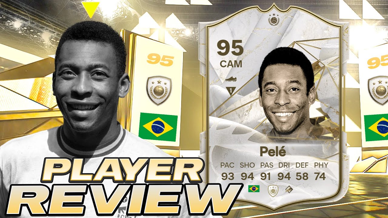😳95 ICON PELE PLAYER REVIEW - EA FC 24 ULTIMATE TEAM - YouTube