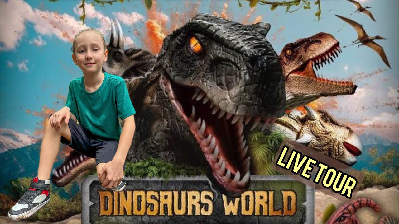 DINOSAURS WORLD, LIVE TOUR - YouTube