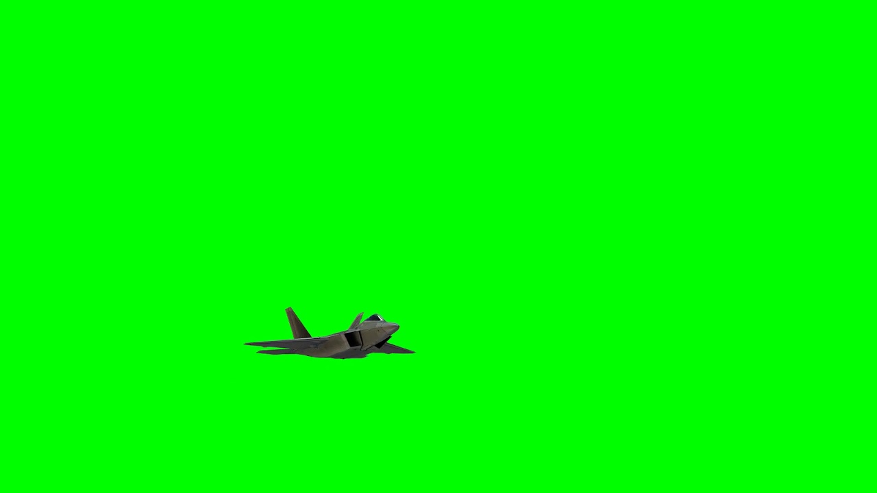 FIGHTER JET GREEN SCREEN VFX - YouTube
