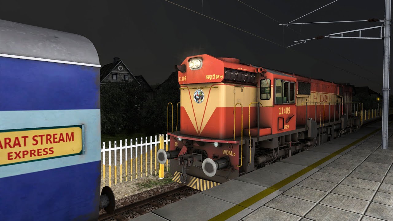 Night Train Coupling At Rajpura Junction With ERS WDM-3D | Train ...
