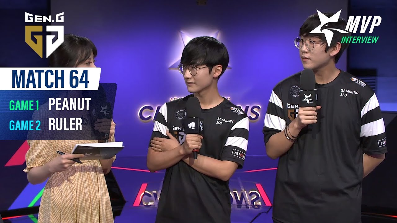 Interview with Peanut | GEN vs KT 07.27 | 2019 LCK Summer - YouTube