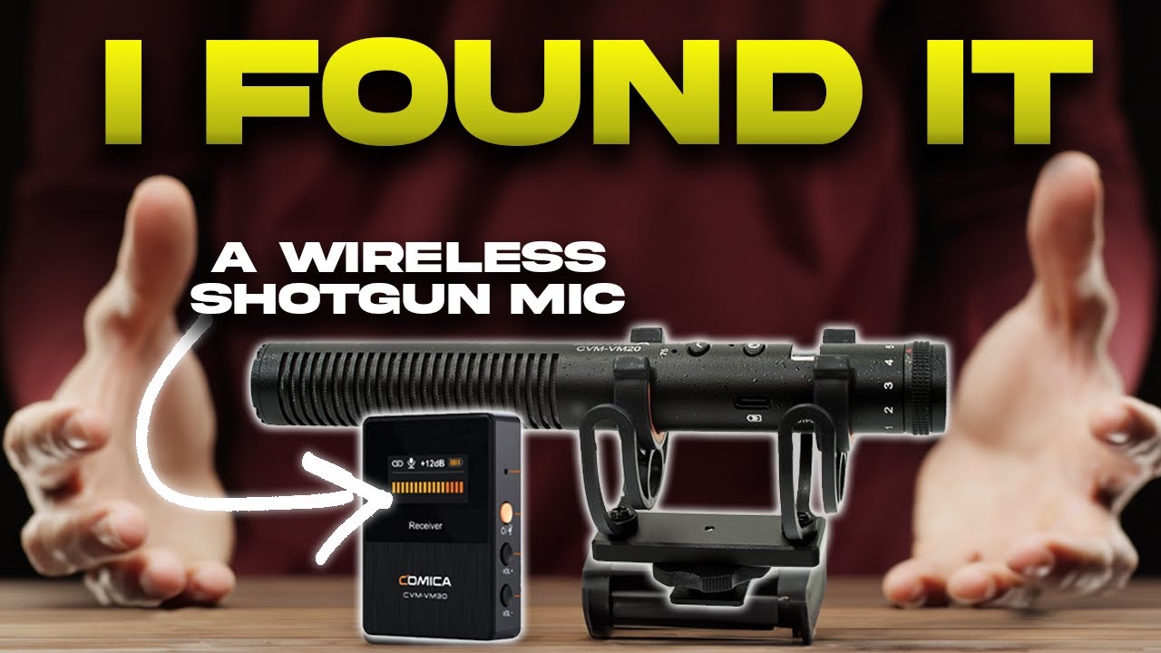 A Wireless Shotgun Mic That's ACTUALLY GOOD (Comica VM30) - YouTube