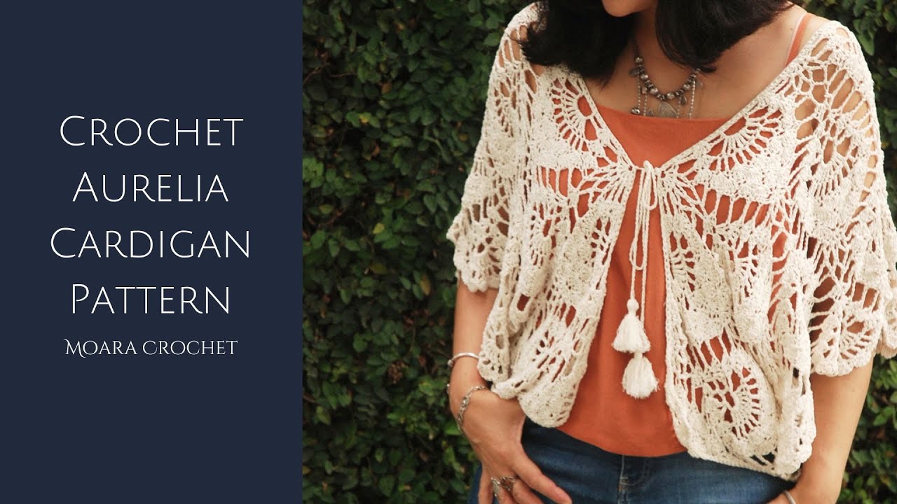 Crochet Cardigan Pattern | Aurelia from Moara Crochet #crochet # ...
