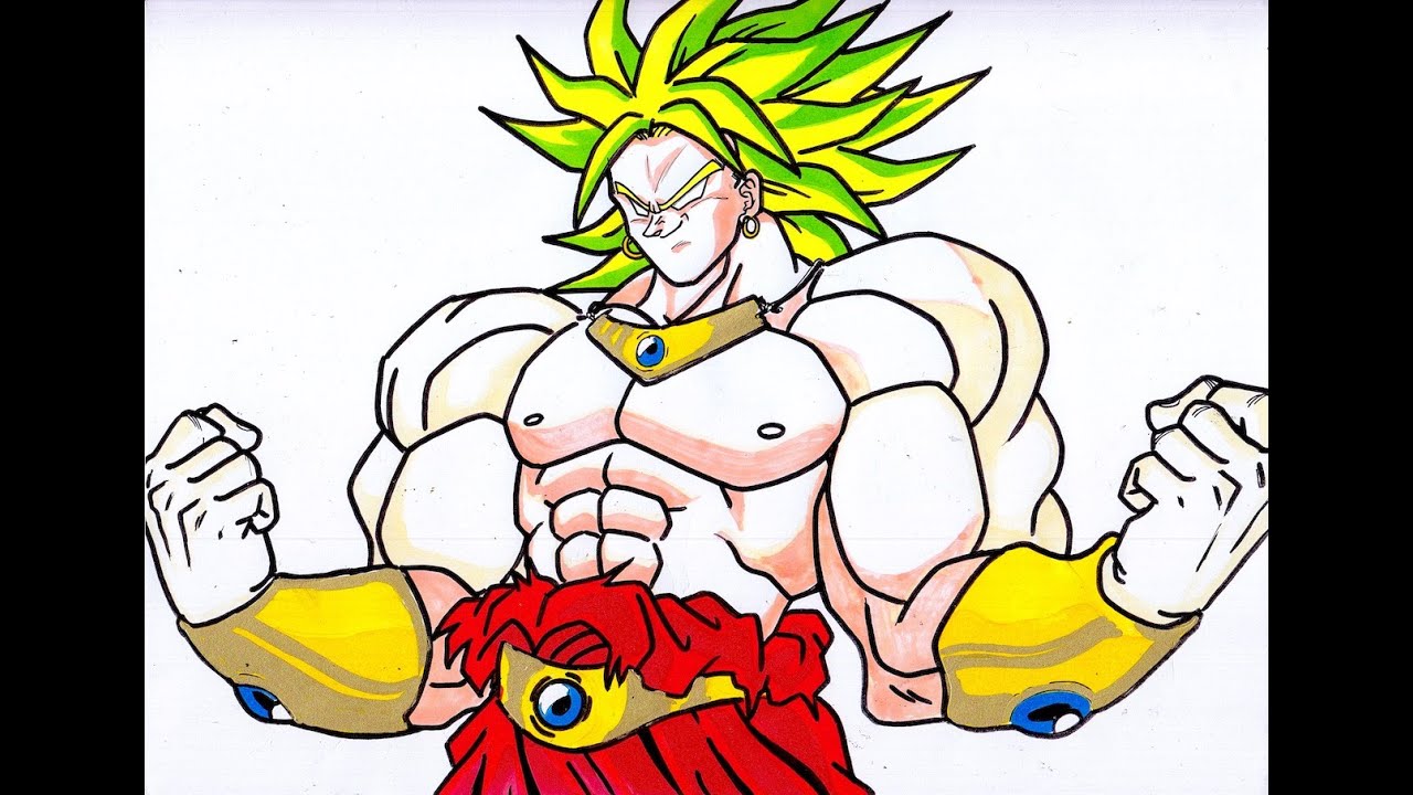 No.425 [ DRAGON BALL ] HOW TO DRAW ORIGINAL BROLY ブロリーの描き方 ? By Awaxdem ...