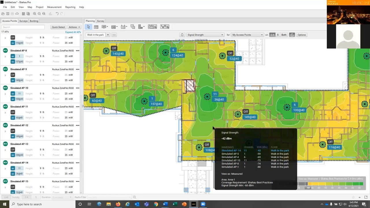 RUCKUS and Ekahau Surveys: Mounting APs Efficiently - YouTube
