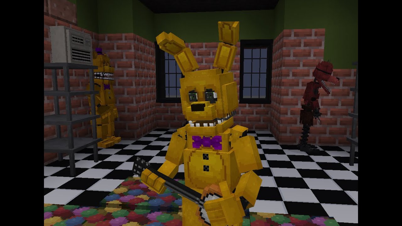 Modeling Spring Bonnie [blockbench] - YouTube