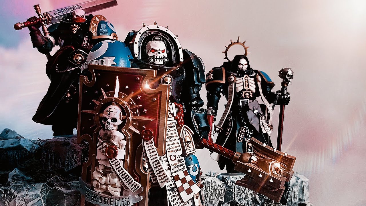 WH40k Joytoy : Terminator Chaplain primaris - YouTube