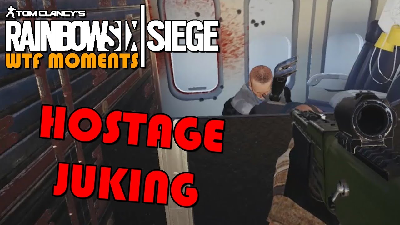 Jebus Hostage Juking - Tom Clancy's Rainbow Six Siege WTF Moments - YouTube