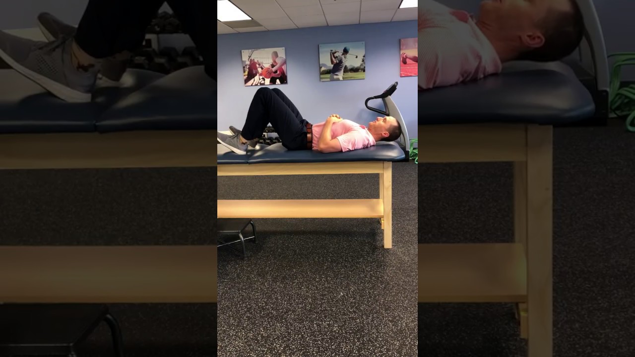 Deep Neck Flexor Isometric Hold - YouTube