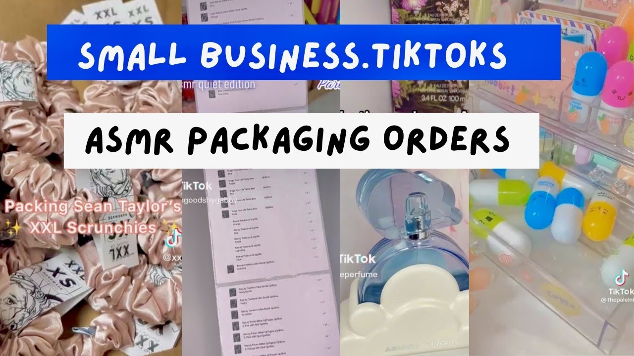 Asmr Packaging Orders!🤍Part:38 | Smallbusiness.tiktoks #smallbusiness # ...