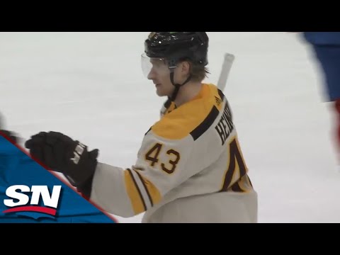 Bruins' Jake DeBrusk, Danton Heinen Strike Late To End First Period ...