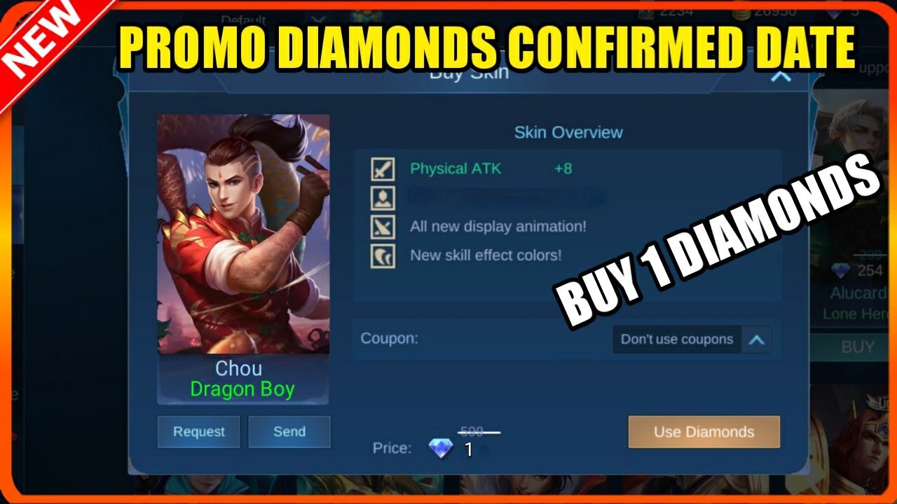 PROMO DIAMONDS IS BACK CONFIRMED RELEASE DATE | BUY 1 DIAMONDS ANY SKIN ...