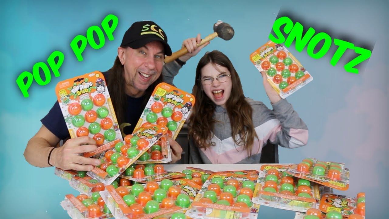 Smashing 100s of Pop Pops Snotz!!! - YouTube