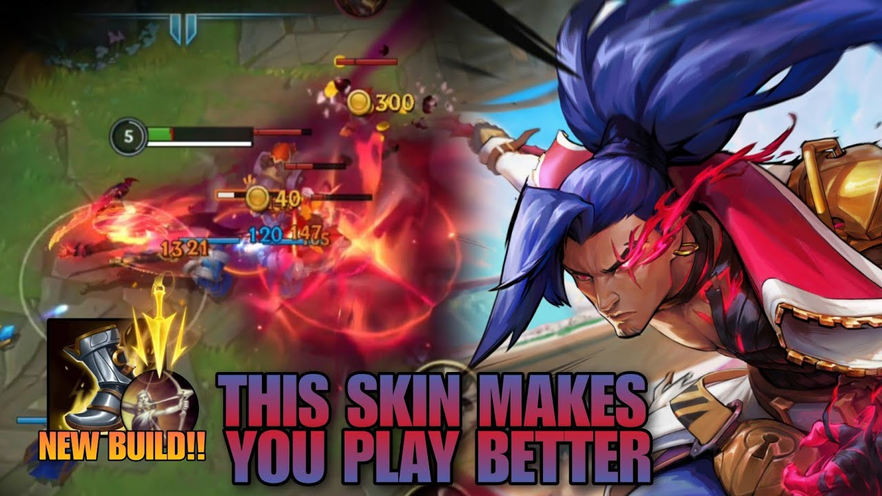 THIS SKIN TURNED ME INTO A YASUO PLAYER🤣!! NEW BUILD FOR YASUO - YouTube