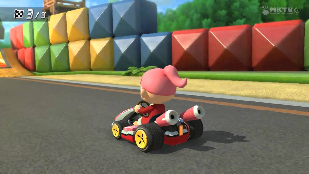 Mario Kart 8 DLC - Villager Girl Highlights - YouTube