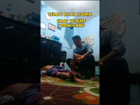 Terapi Pijat Bio Listrik urat pinggan kejepit