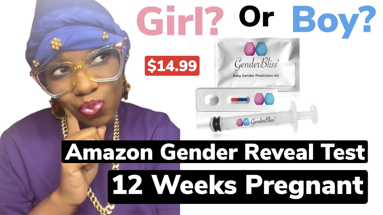 Trying Amazon Gender Reveal Test At 12 weeks Pregnant! - YouTube