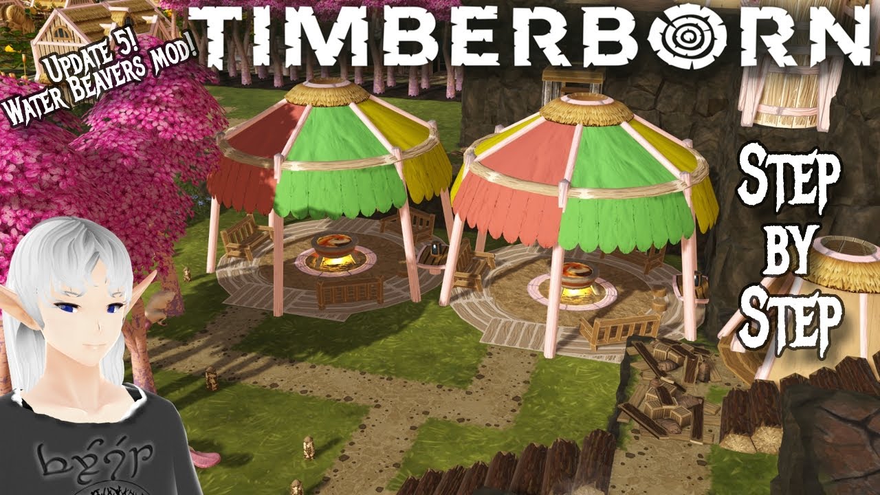 Timberborn - Step by Step - The Easy Going Beavers - Water Beavers mod ...