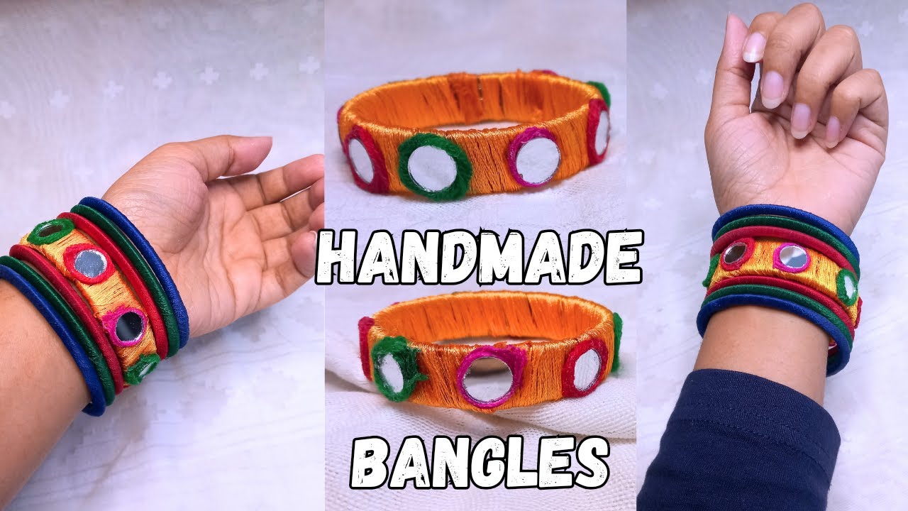 Transforming Old Bangles into Handcrafted Masterpieces\ Handmade bangles\Bangles making at home ...