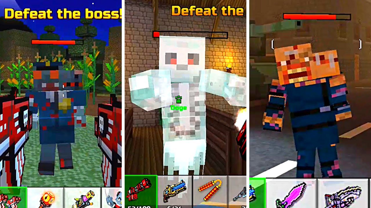 Pixel Gun 3D | Gameplay Walkthrough Part 1 - Full Campaign Pixelated ...
