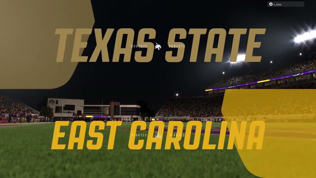 Texas State vs ECU - YouTube