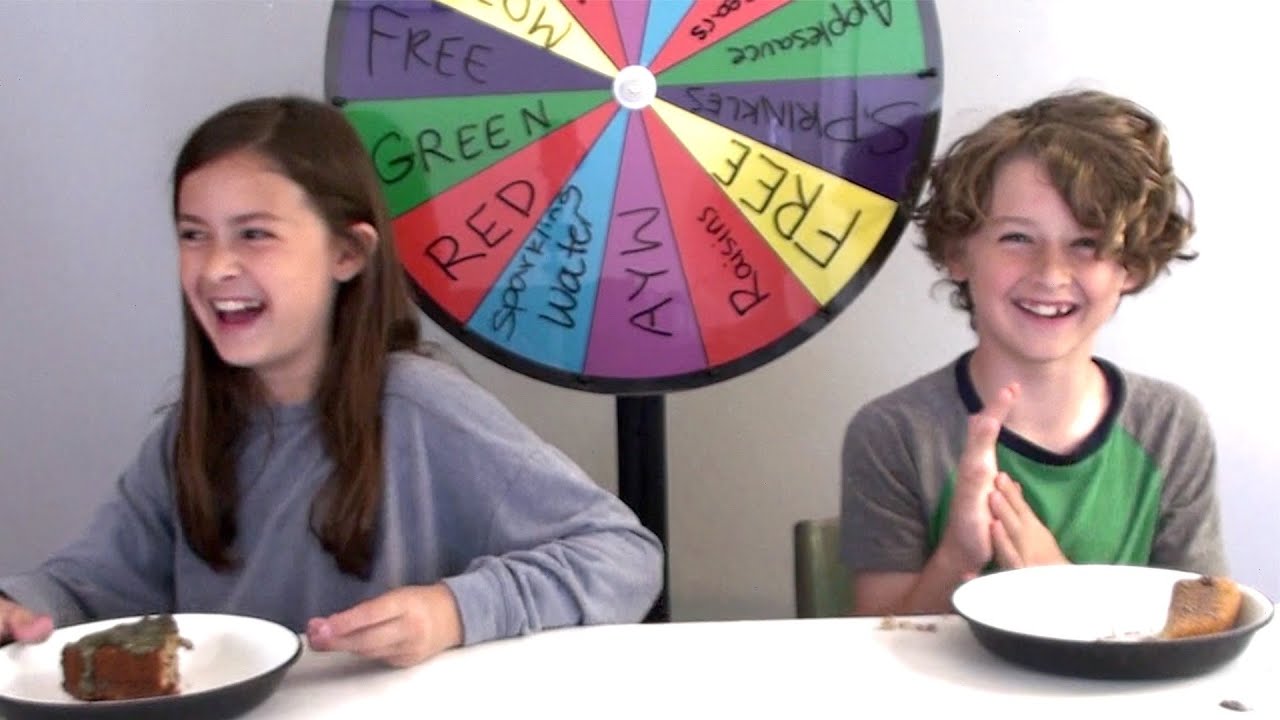 Mystery Wheel Of Cake Challenge - YouTube