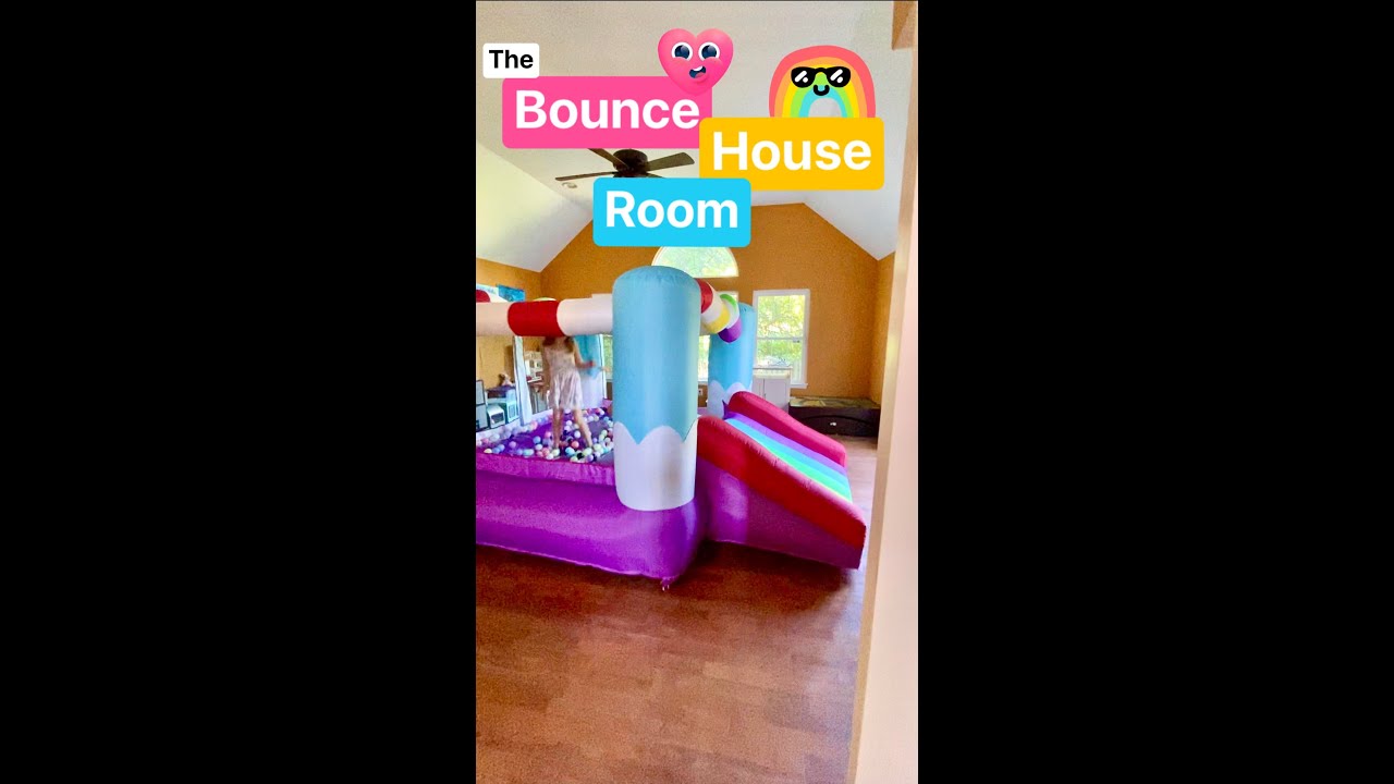 Transforming the Toy Room into a BOUNCE HOUSE room!!!😍 - YouTube
