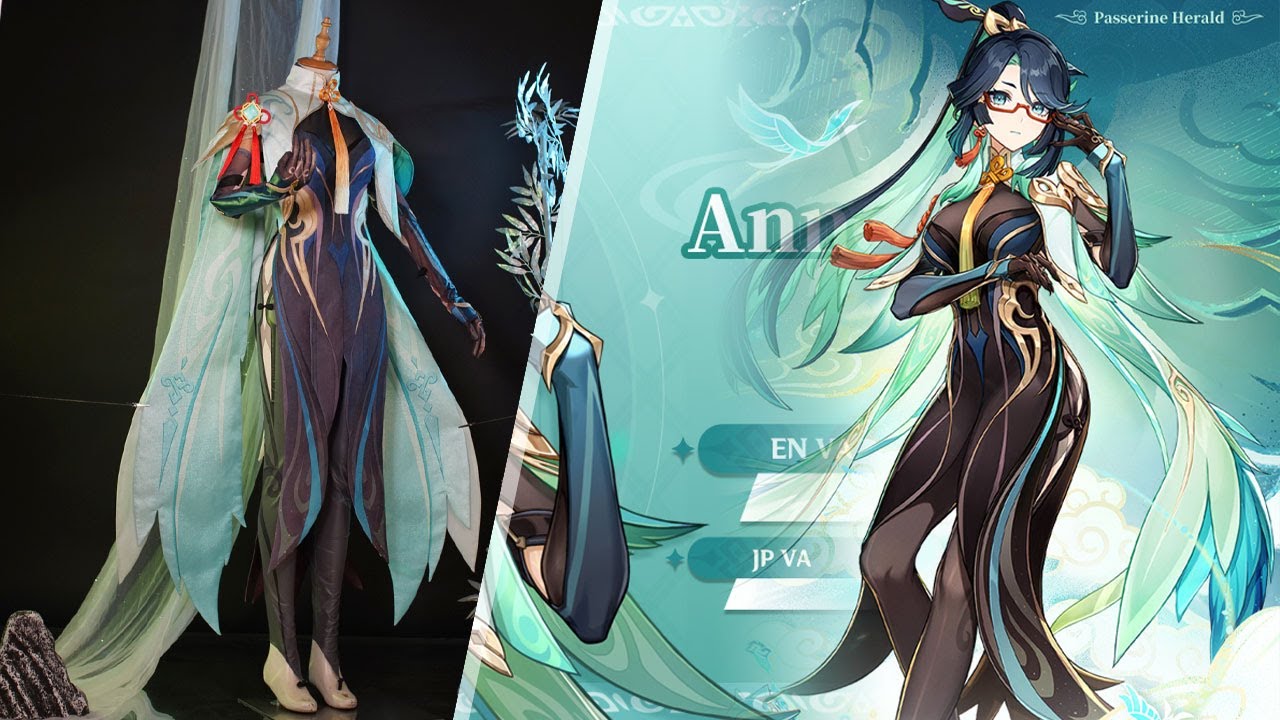 Genshin Impact Xianyun Cosplay Costumes Display - YouTube