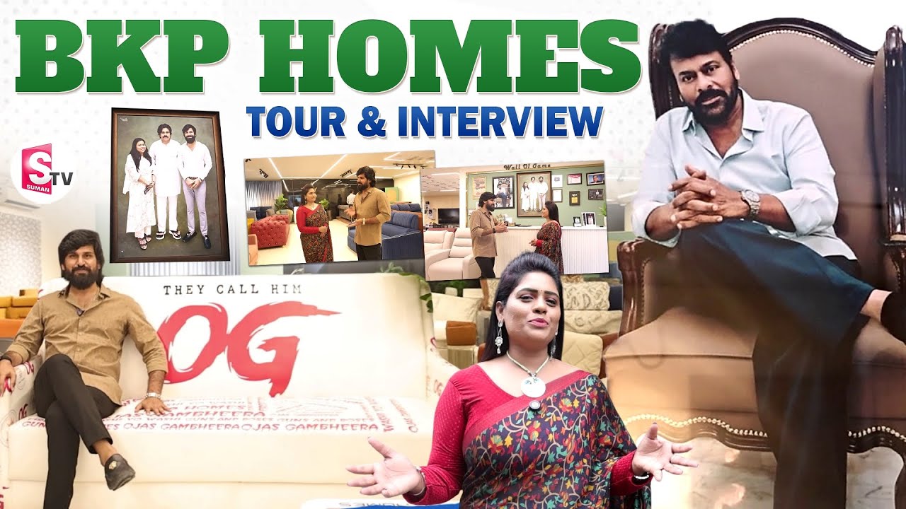 BKP Homes Tour | Anchor Suvarna | BKP Homes Bhanu Kiran Interview ...
