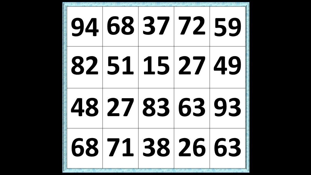 Number Search. None is happier than you while finding the same numbers ...