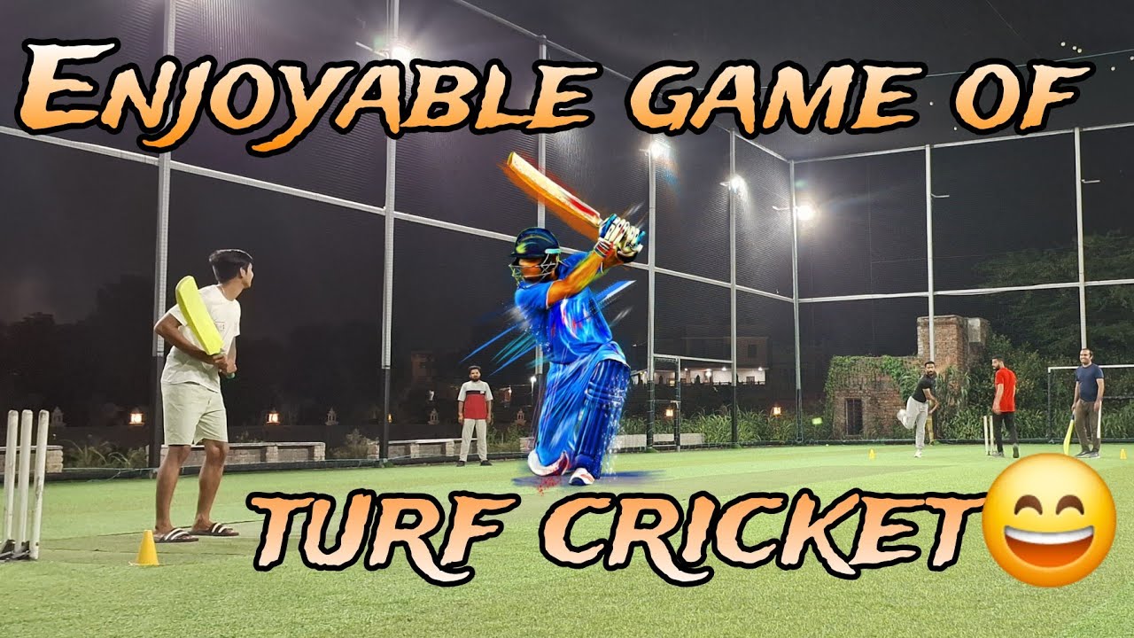 Turf Cricket Gameplay with full fun | Udaipur best cricket turf | Must ...