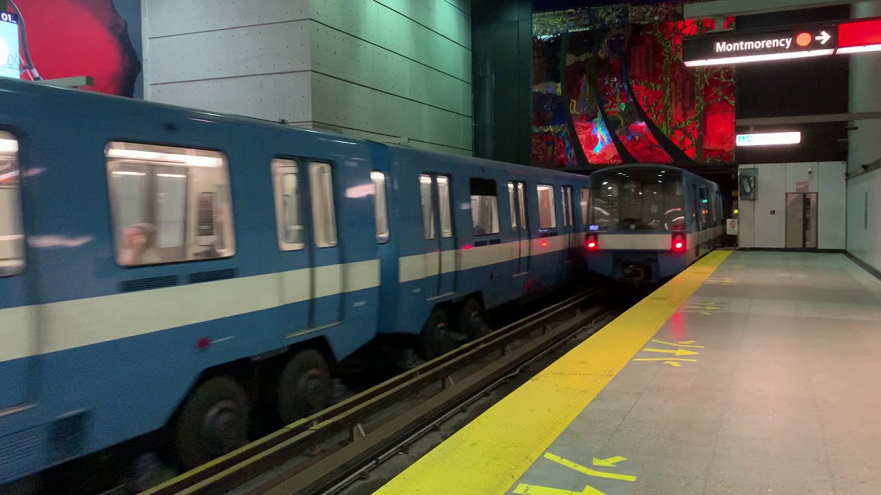 MONTREAL METRO RIDE ON THE GREEN LINE - YouTube