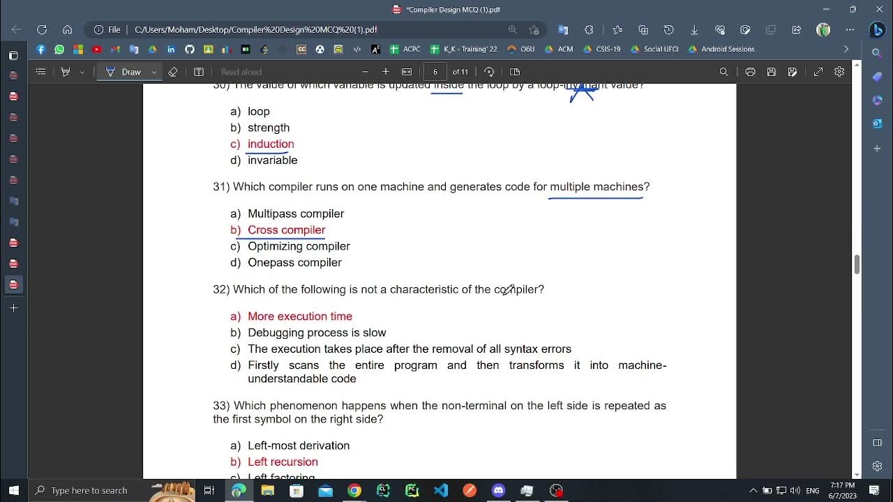 Compiler - MCQ - YouTube