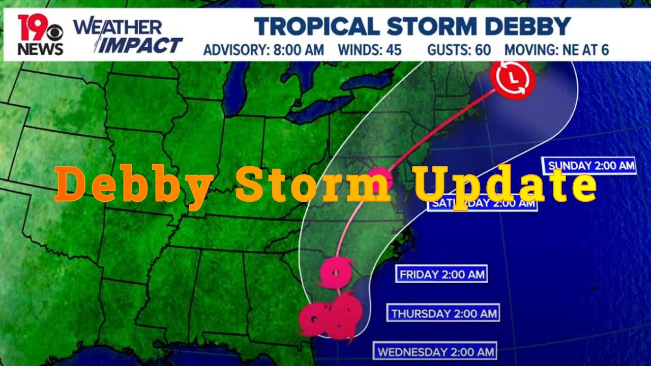 Tropical Storm Debby Update!! - Just Getting Started! - YouTube Tropical Storm Debby Update!! - Just Getting Started! - YouTube