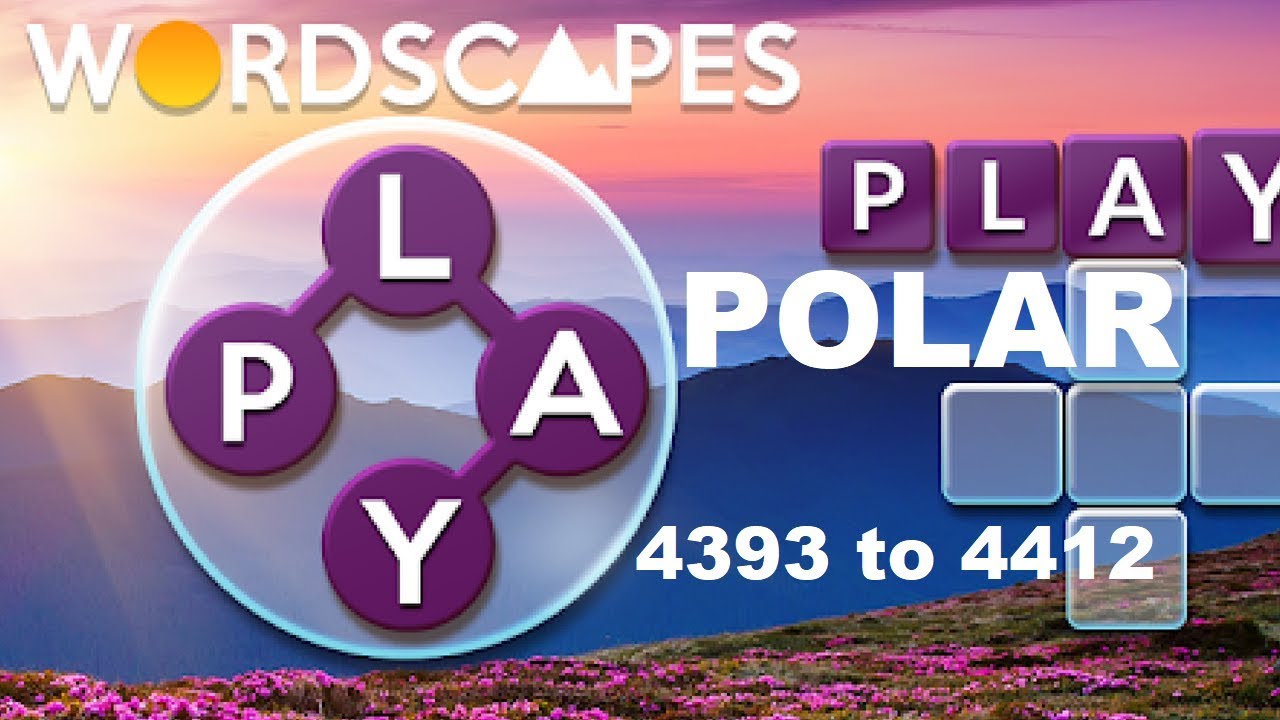 Wordscapes Level 4393 to 4412 - YouTube