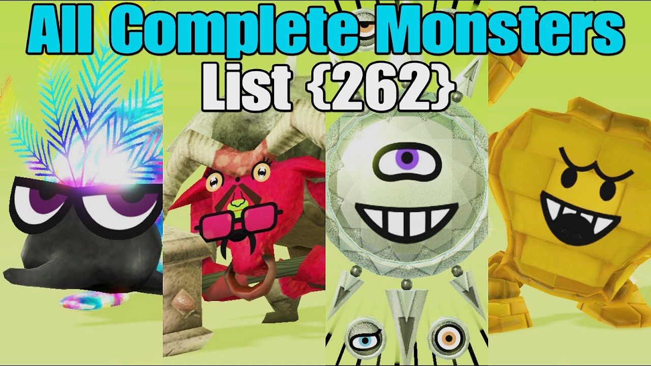 Miitopia - All Monsters List "262" Complete - Nintendo Switch [4K ...