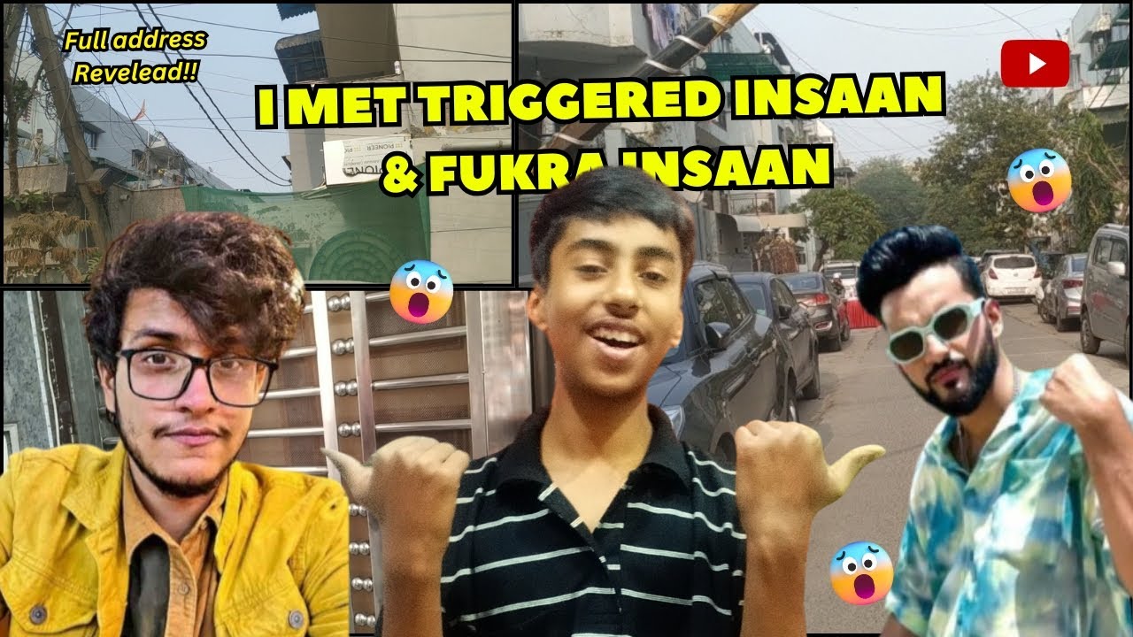 I met triggered insaan & fukra insaan | full address details | 🤯🔥🥶 ...