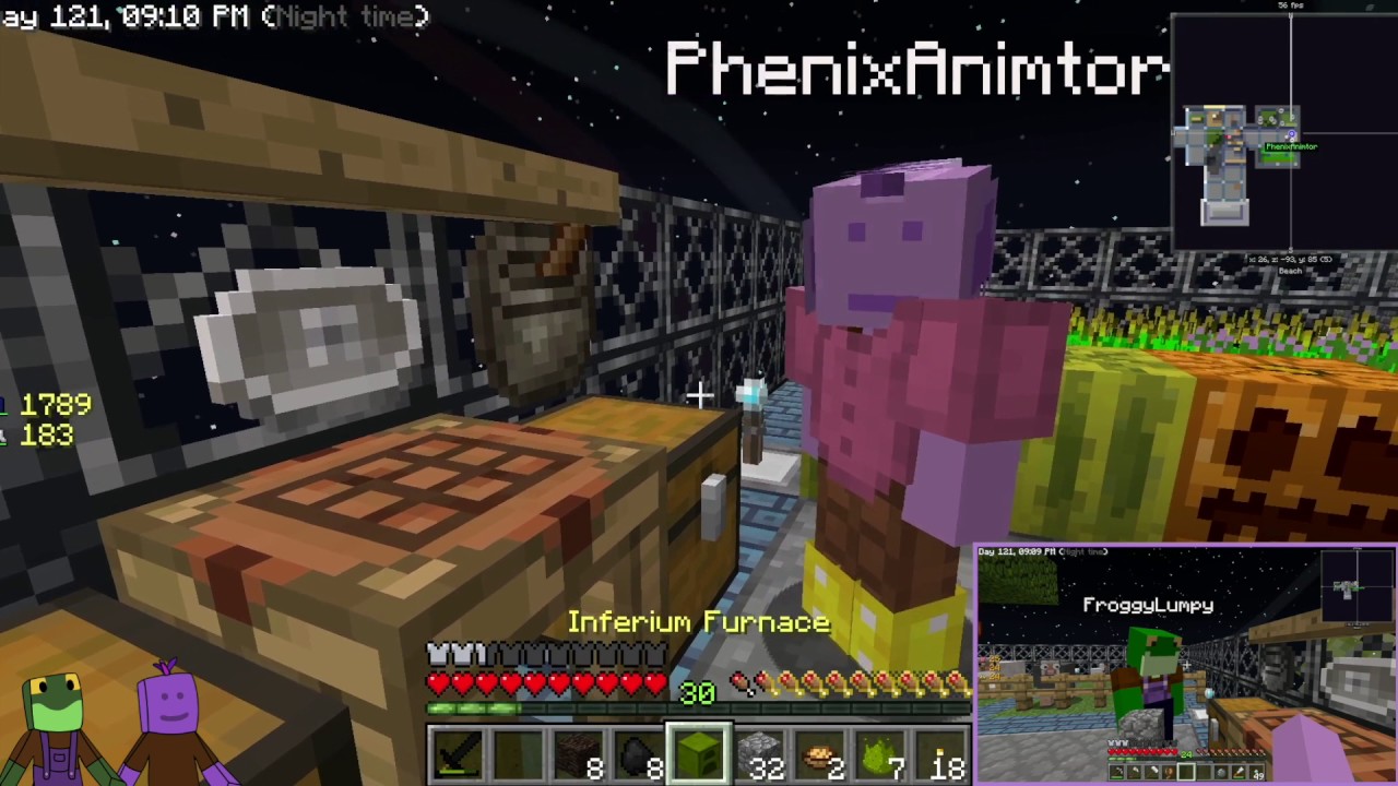 Minecraft Sky Factory 3 E4 Infernium Furnace and Soulium Dagger - YouTube