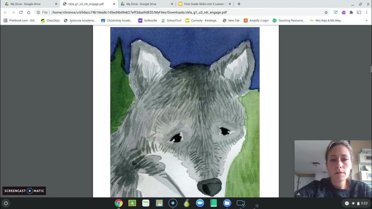 1st Grade CKLA Skills - Unit 3 Lesson 3 Writing: Draft a Fictional ...