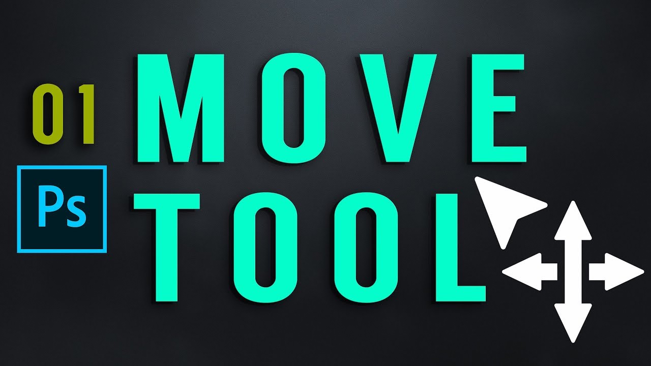 Move tool Photoshop CC Class 01 by GFX Mentor Designer - YouTube